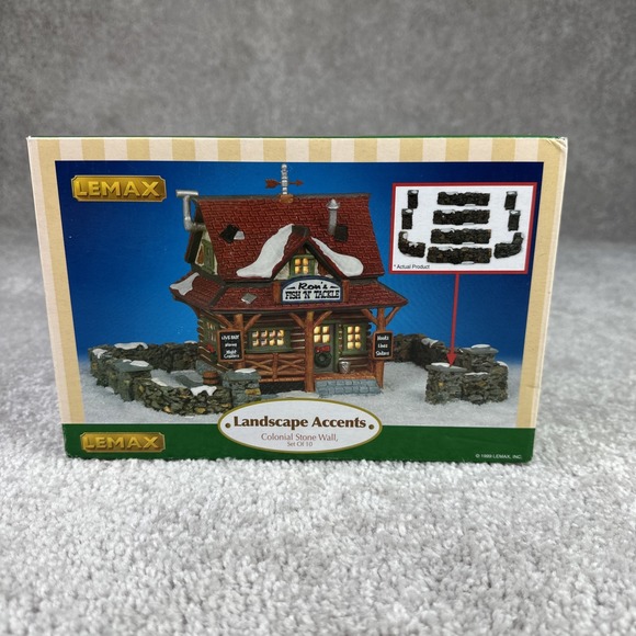 Lemax | Holiday | Lemax Landscape Accents Christmas Village Colonial ...